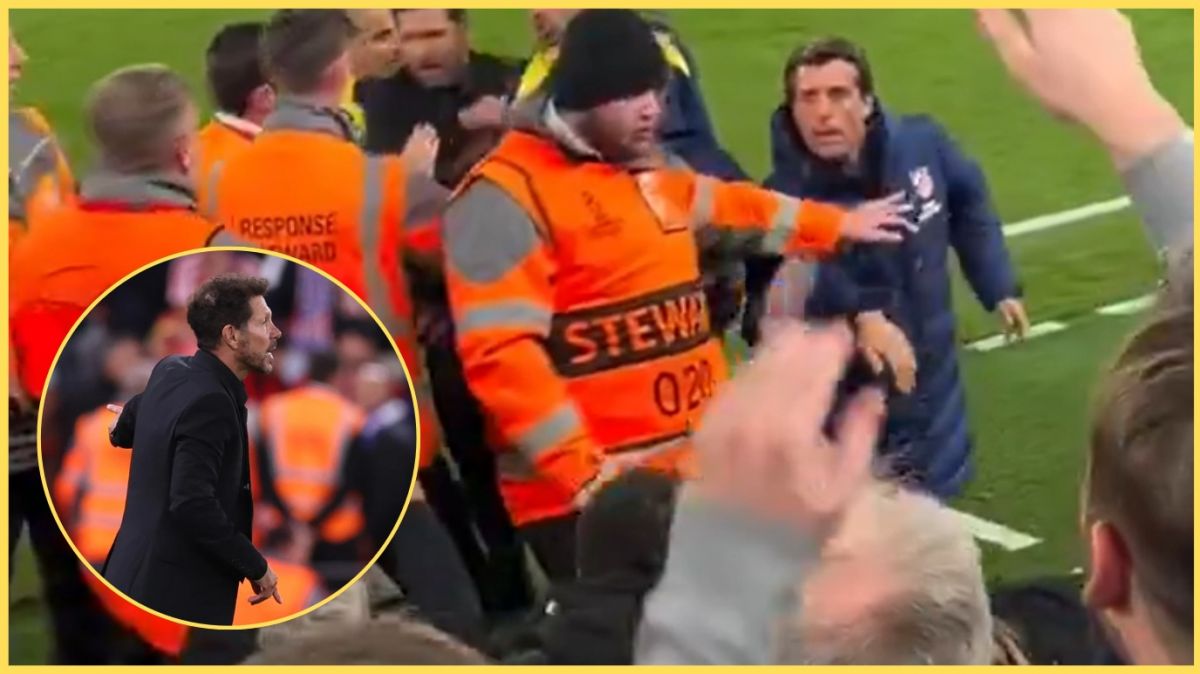 (Video) Atletico staff member appears to spit at Liverpool fans at Anfield
