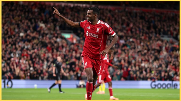 (Video) Isak scores first Liverpool goal against Southampton