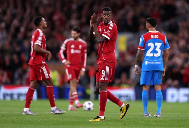 Alexander Isak could make Liverpool debut from the bench against Burnley