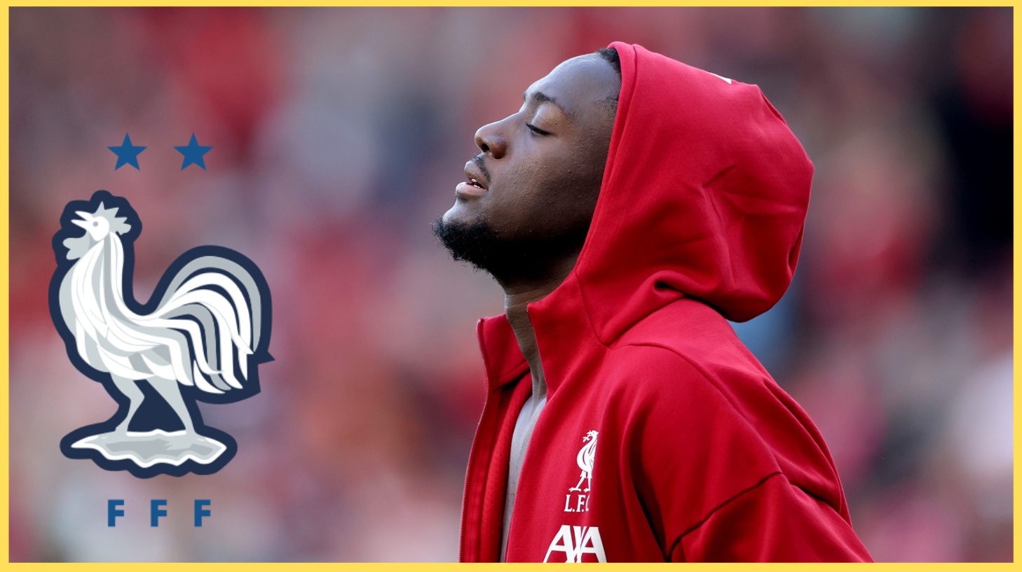 (Video) Konate makes heroic goalline clearance as France beat Ukraine