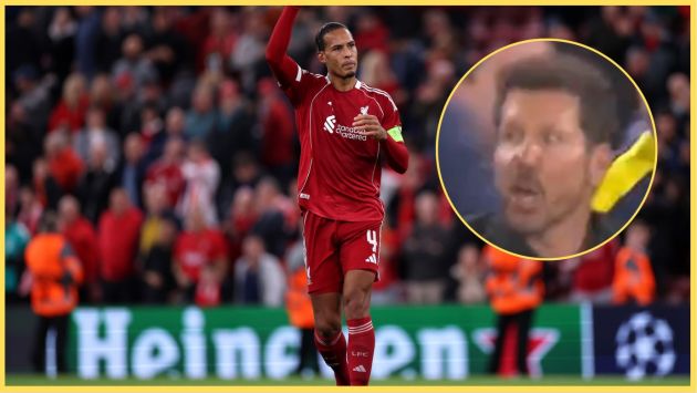 (Video) Virgil van Dijk winner sparks touchline meltdown from Simeone