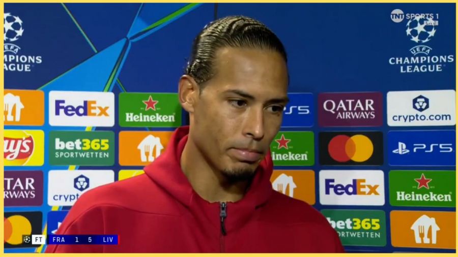 “Easy for me”: Virgil van Dijk speaks out after 5-1 Frankfurt win