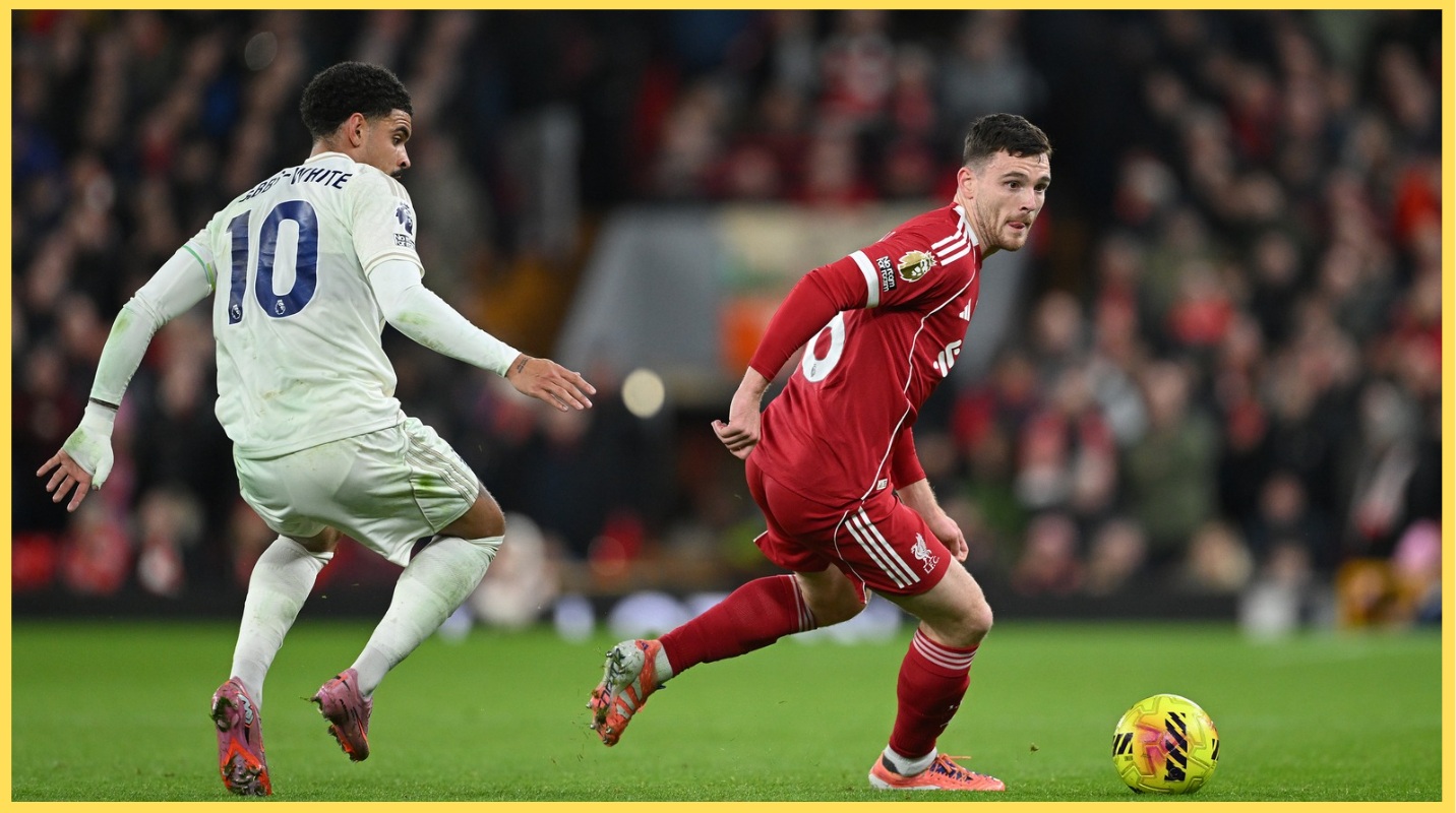 Andy Robertson praised after emotional post-match interview