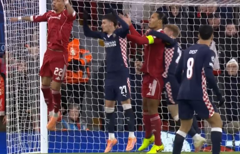 Jerdy Scouten admits he pushed Van Dijk prior to handball incident