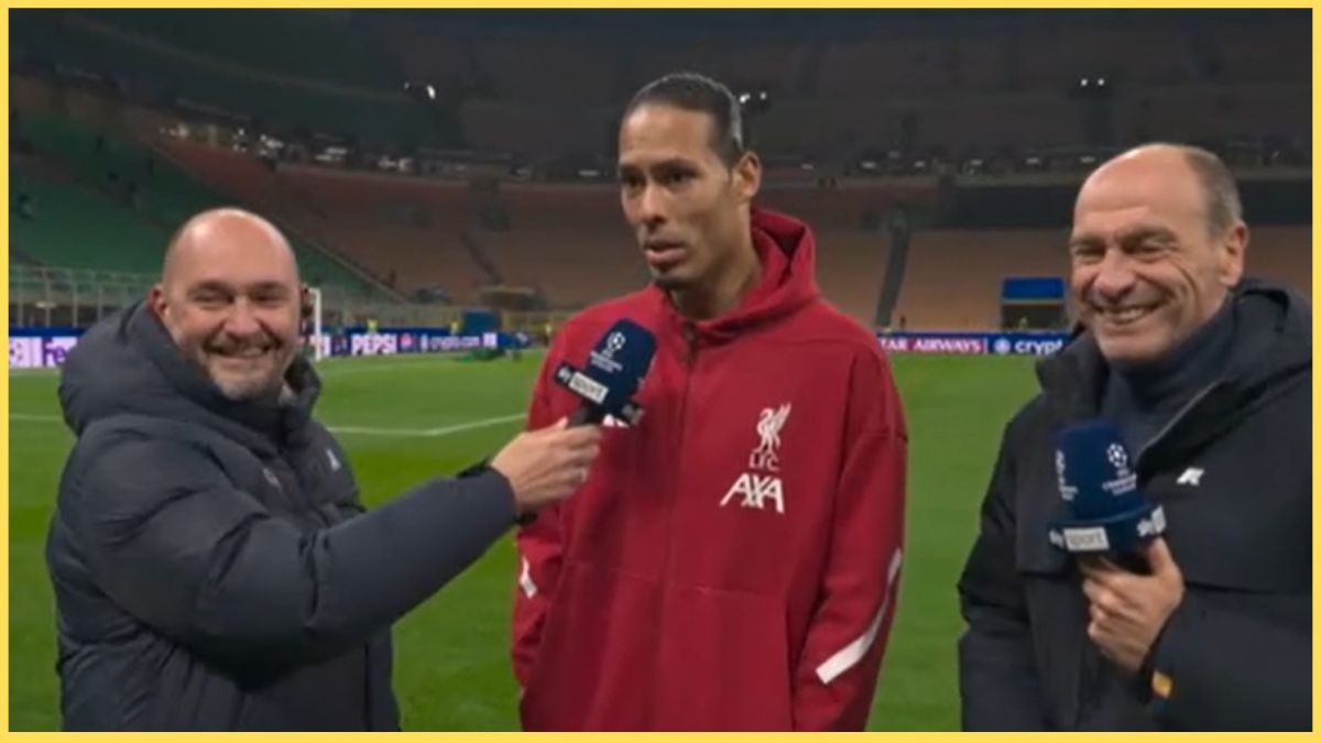 Virgil van Dijk handballs and Liverpool fans make their feelings clear