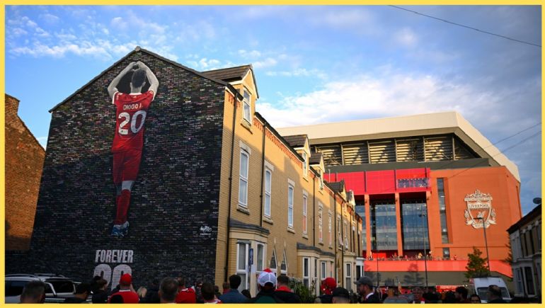 Liverpool reveal images and details of permanent Diogo Jota tribute