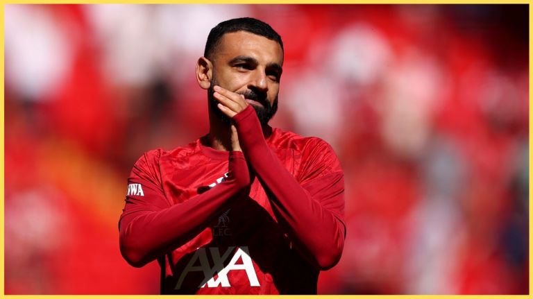(Video) Post denies Salah a first-half goal on his Anfield farewell