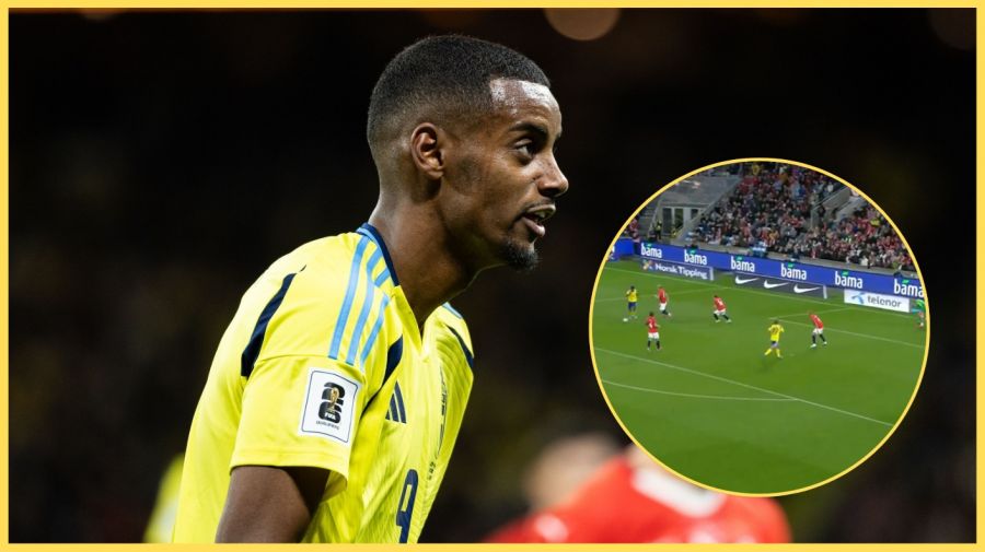 (Video) Alexander Isak nets wonder goal in Sweden loss to Norway