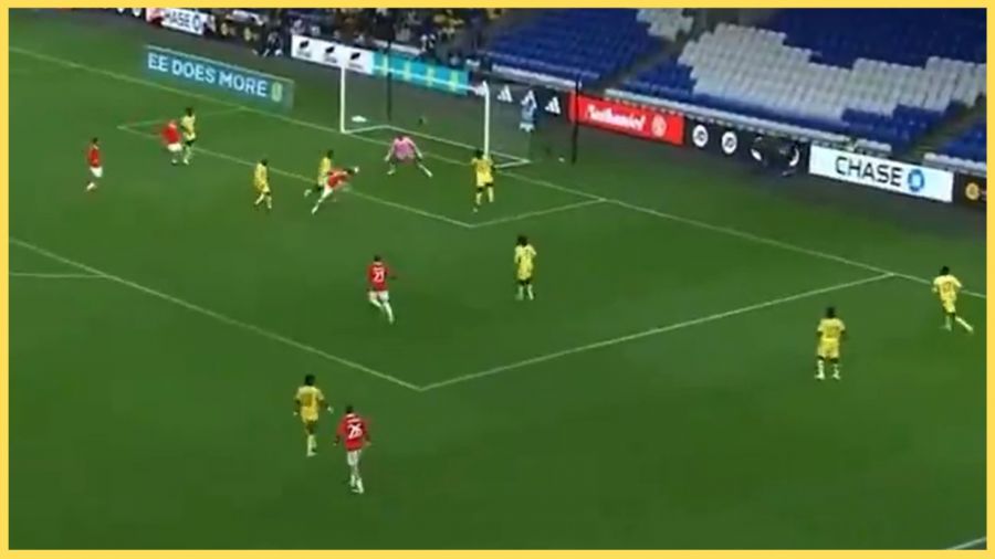 (Video) Lewis Koumas scores his first senior goal for Wales
